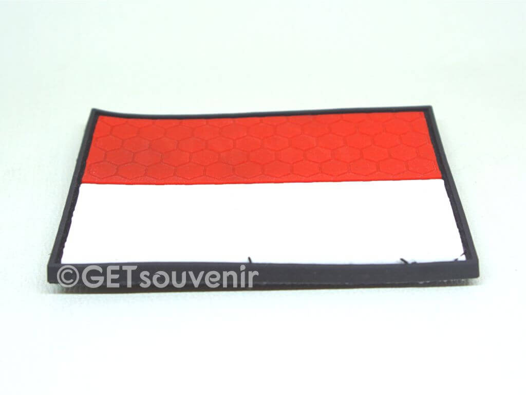 Label Karet Custom BENDERA INDONESIA